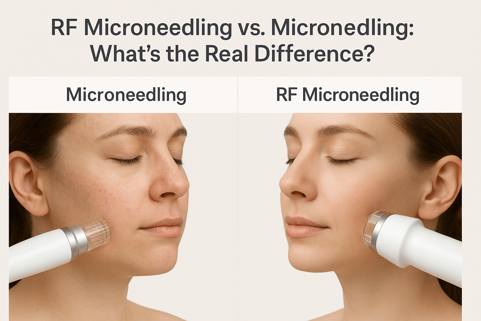 RF Microneedling vs Traditional: What’s the Real Difference?